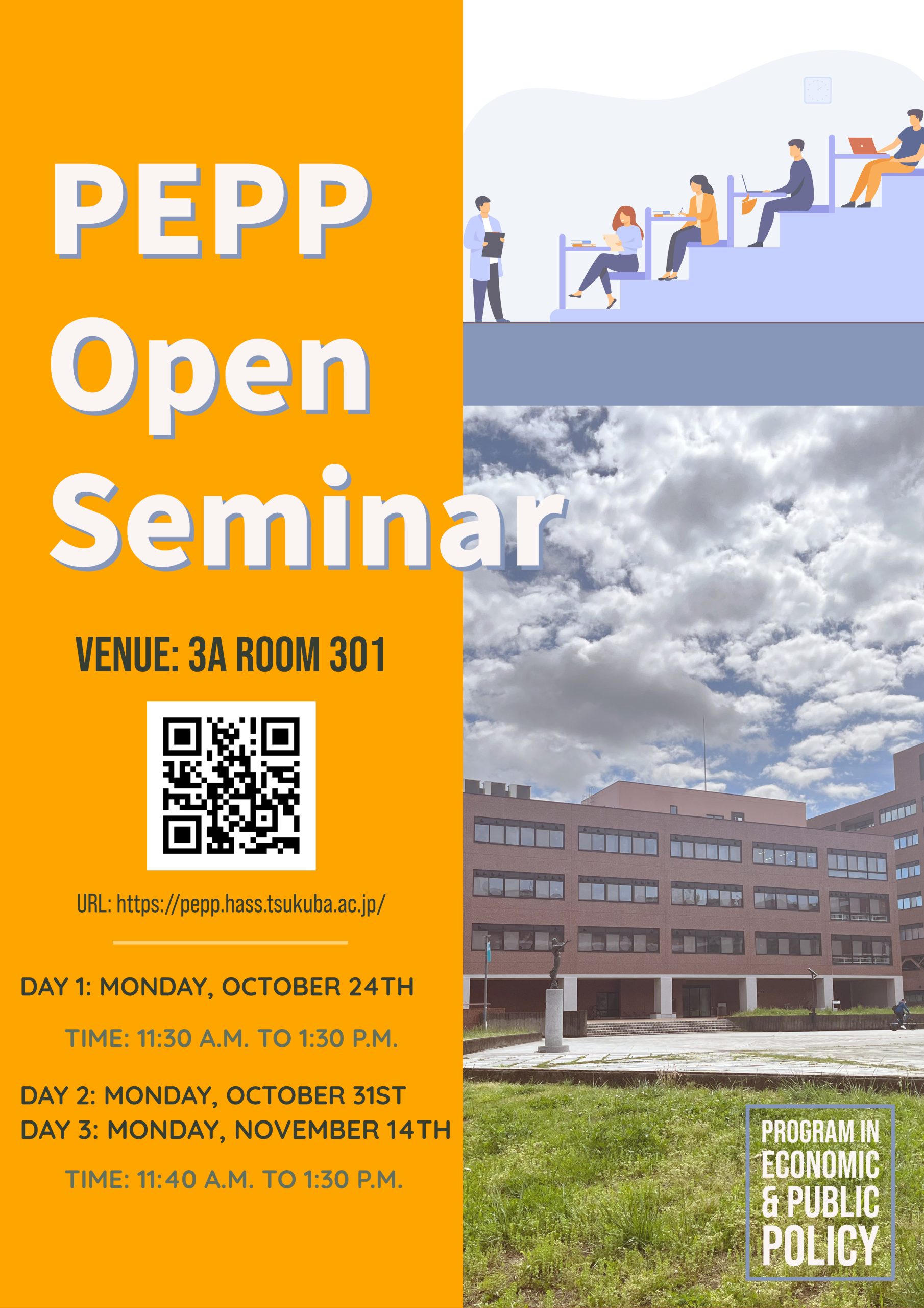 OPEN Seminar PEPP October 24th and 31st, November 14th|Events ...